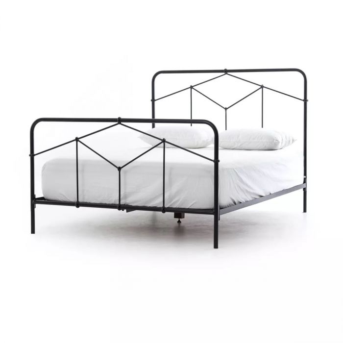 Casey Black Iron Queen Size Bed