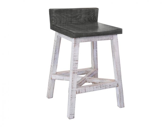 Stone Wood Bar Stool